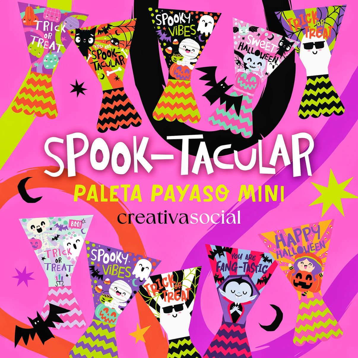 Halloween Paleta Payaso Mini – CreativaSocial